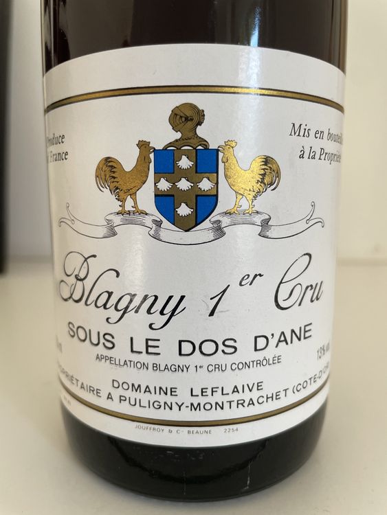 Domaine Leflaive Blagny 1er Cru (rouge) 1994 | Kaufen auf Ricardo