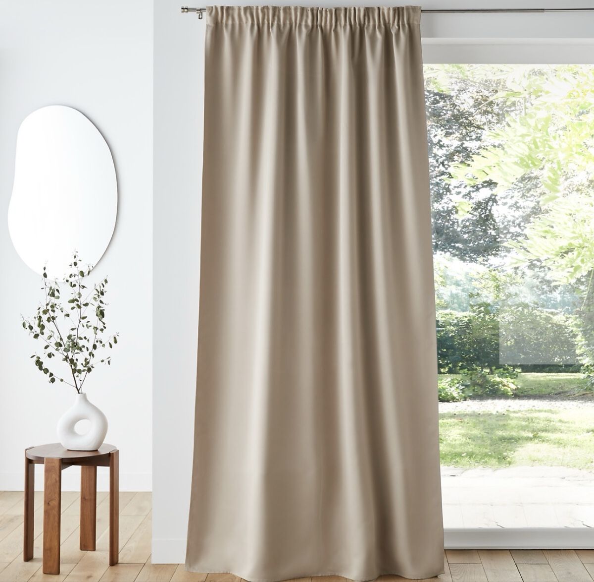 Neufs 2 Pièces de Rideaux La Redoute Light taupe beige (Neuf avec ...
