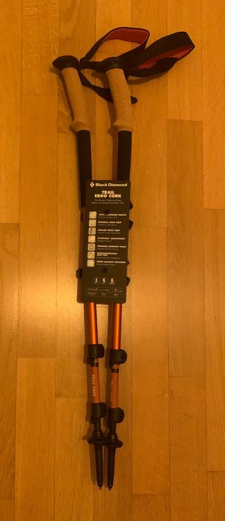 Wanderstock Trail Ergo Cork Trek Poles Black Diamont neu! | Kaufen auf ...