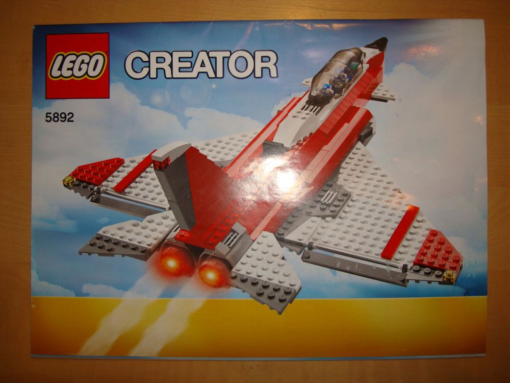 Lego Creator 5892 Flugzeug Düsenjet Sonic Boom | Kaufen auf Ricardo