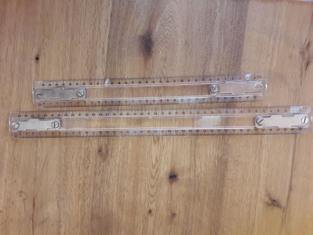 Lineale für Zeichenmaschine (Gebraucht) in Wattenwil für CHF 1 – mit ...