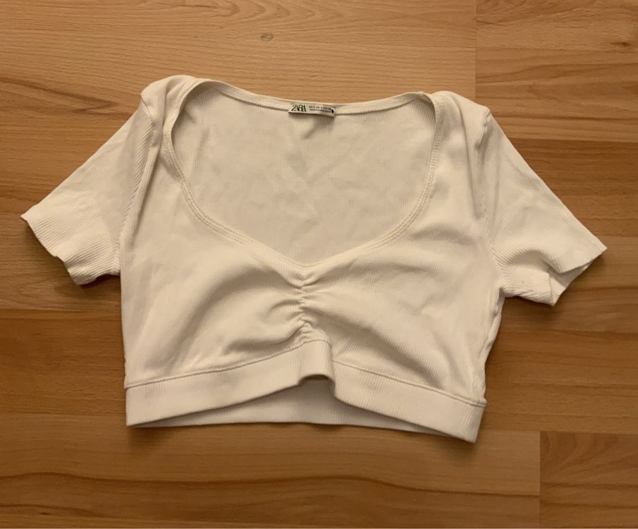 Basic white Top Zara | Kaufen auf Ricardo