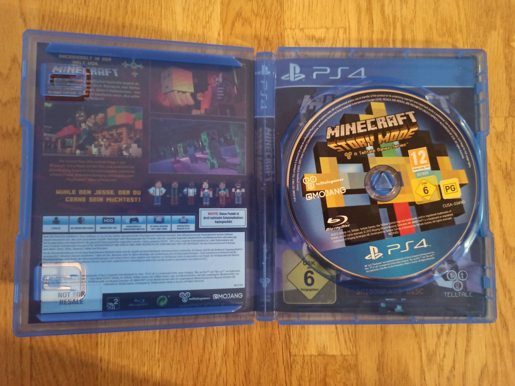 Minecraft Story Mode A Telltale Games Serie PS4 / PS5 (Gebraucht) in ...