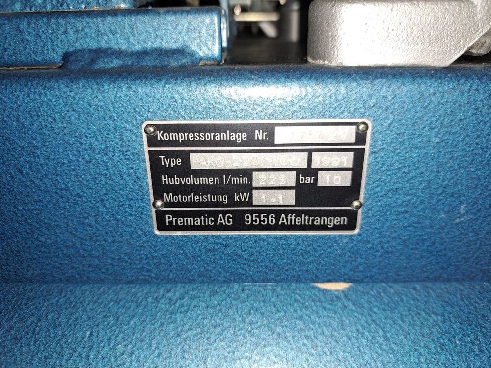 Druckluft Kompressor Prematic (Défectueux) à pour CHF 82 – retrait ...