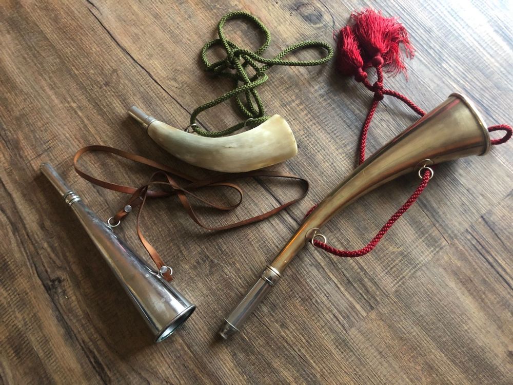 3 JAGDHÖRNER ( HORN ) FÜR JÄGER (Gebraucht) in Safenwil für CHF 33 ...