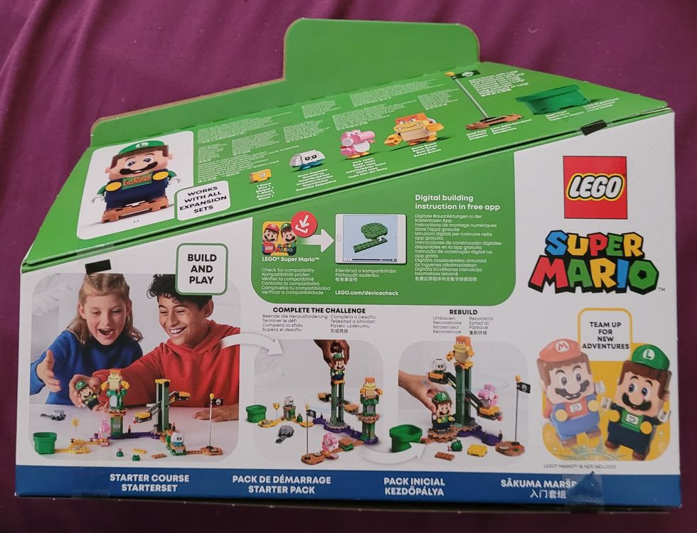 Lego Super Mario Luigi Figur, neu und original verpackt | Kaufen auf ...