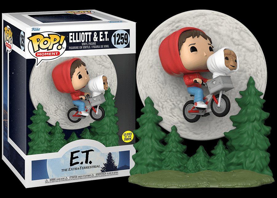 Funko Pop! Moment: Elliot and E.T. Flying (Glow in The Dark) (Neu und originalverpackt) in Igis ...