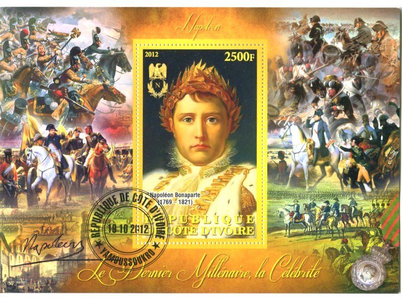 Block "Napoleon Bonaparte". Elfenbeinküste (Neu und originalverpackt ...