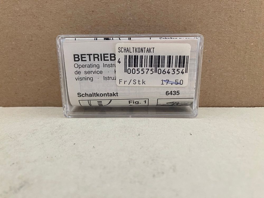 Fleischmann 6435 Schaltkontakt für PROFI-GLEIS, H0 GS (Neu (gemäss ...