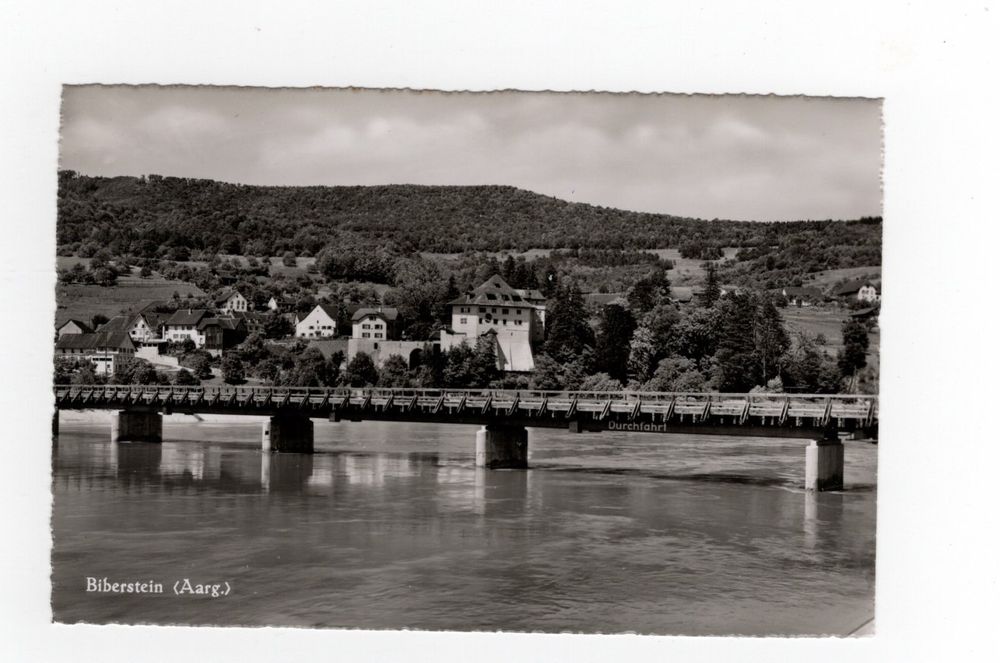 Biberstein mit alter Brücke 1953 (Gebraucht) in Rapperswil SG für CHF 4 – mit Lieferung auf ...