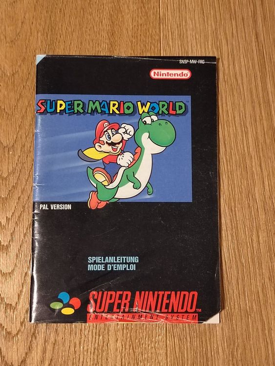Notice Super Mario World PAL FR SNES | Kaufen auf Ricardo