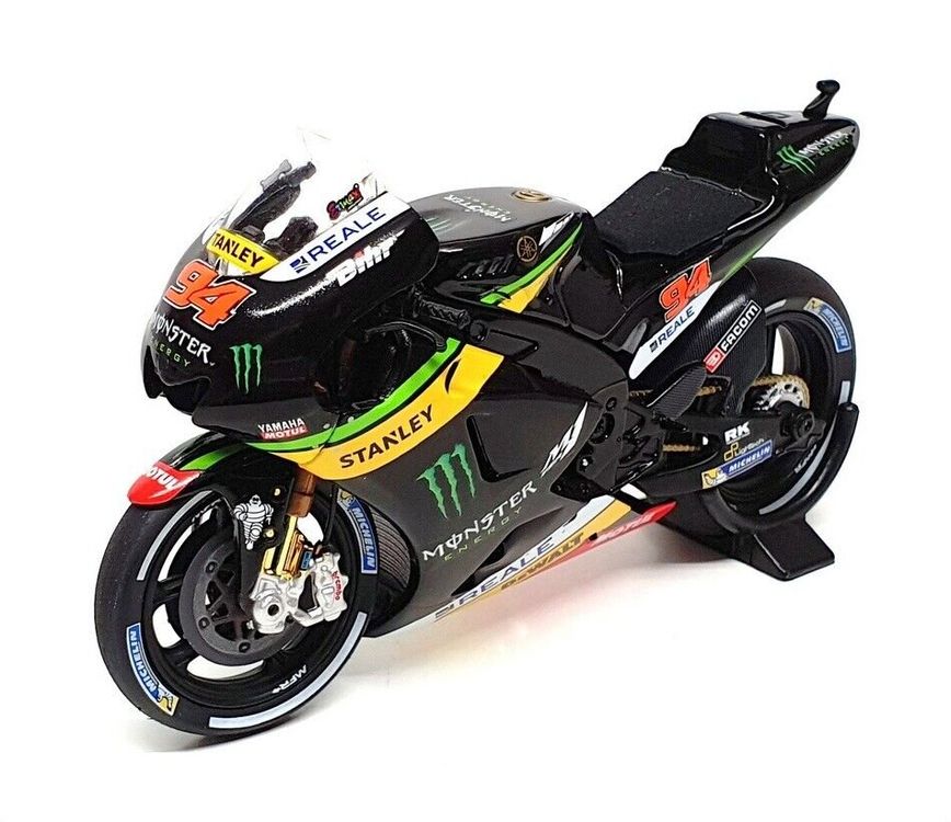 YAMAHA YZR-M1 MONSTER TECH3 #94 FOLGER 1/18 PMA Test NEU | Comprare su ...
