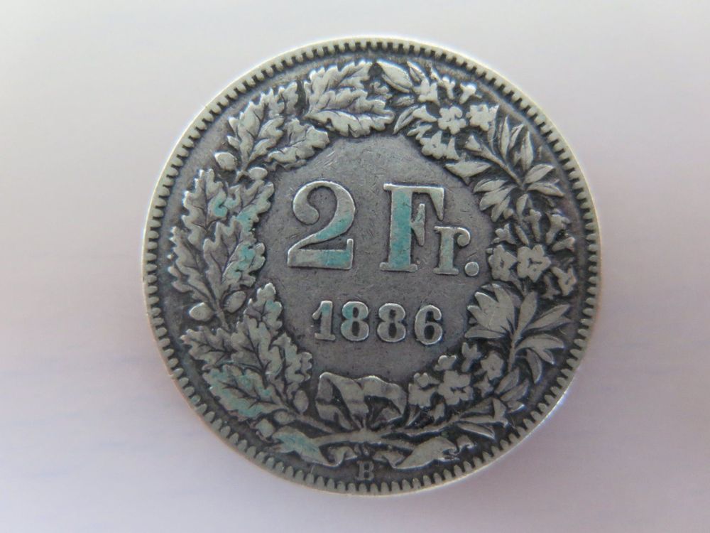 2 Franken 1886 / Schweizer Münze | Kaufen auf Ricardo