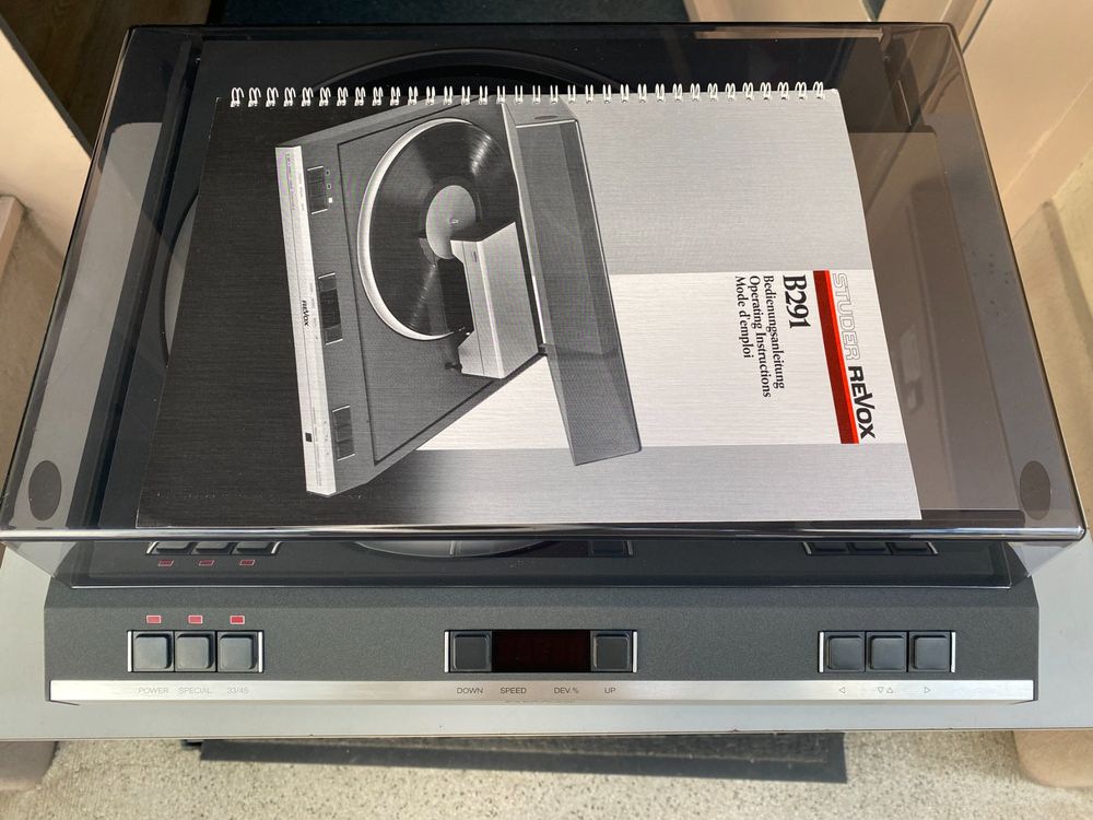 Revox B291 HiFi Tangential Plattenspieler mit Haube funktion (Gebraucht ...