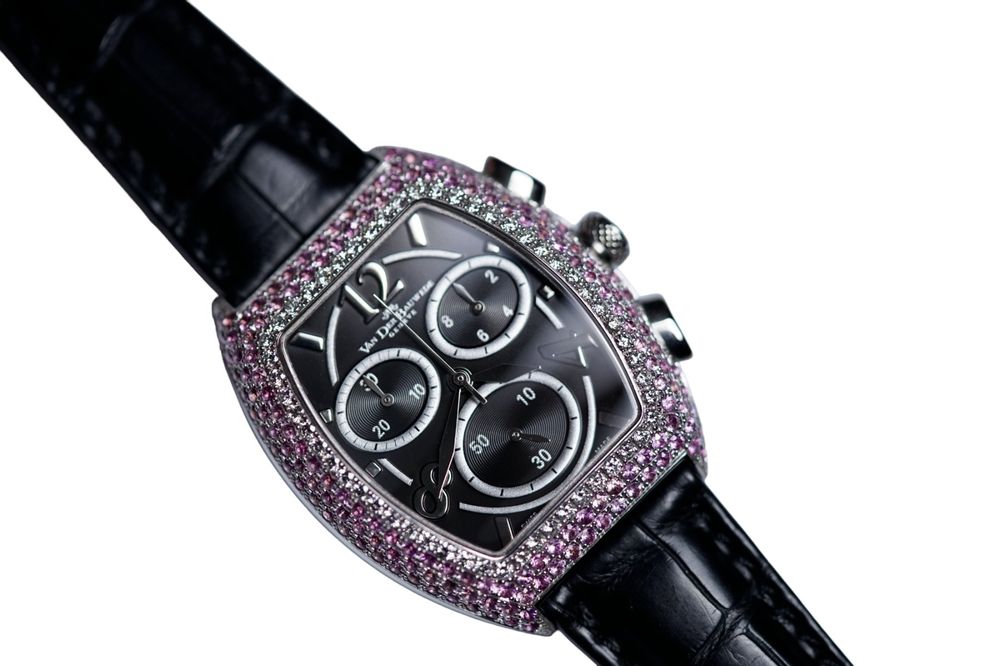 Van der Bauwede Genève Magnum XS Diamonds & Sapphires NEW (Neu (gemäss ...