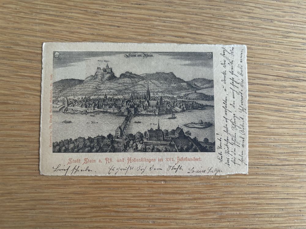 Alte AK 1902 Stein am Rhein (Gebraucht) in Murgenthal für CHF 0.5 – mit Lieferung auf Ricardo kaufen
