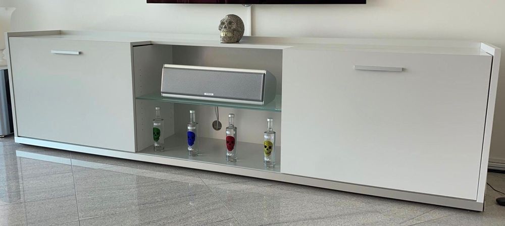 Weisses Designer Sideboard , 268cm (Gebraucht) in Meilen für CHF 21 ...