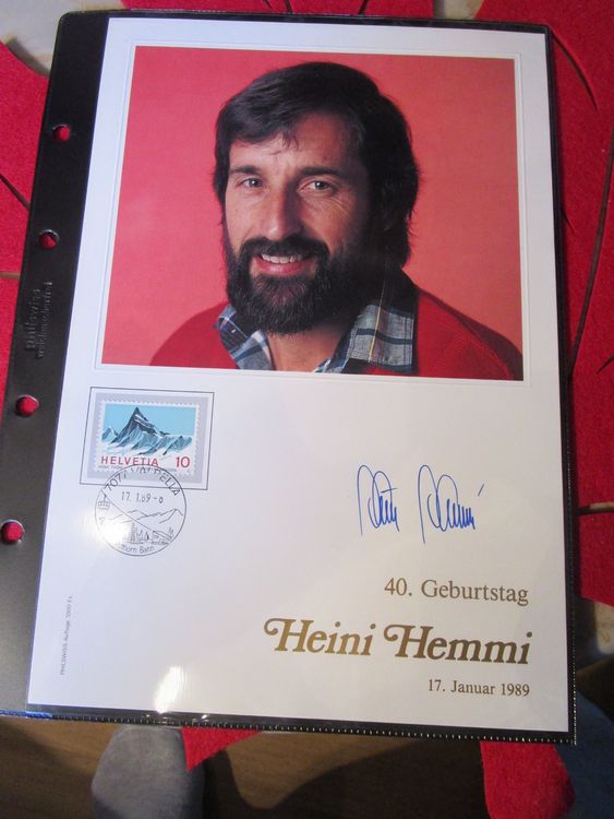 HEINI HEMMI SKI LEGENDE AUTOGRAMM GALERIE DER PROMINEZ ANTIK (Gebraucht ...