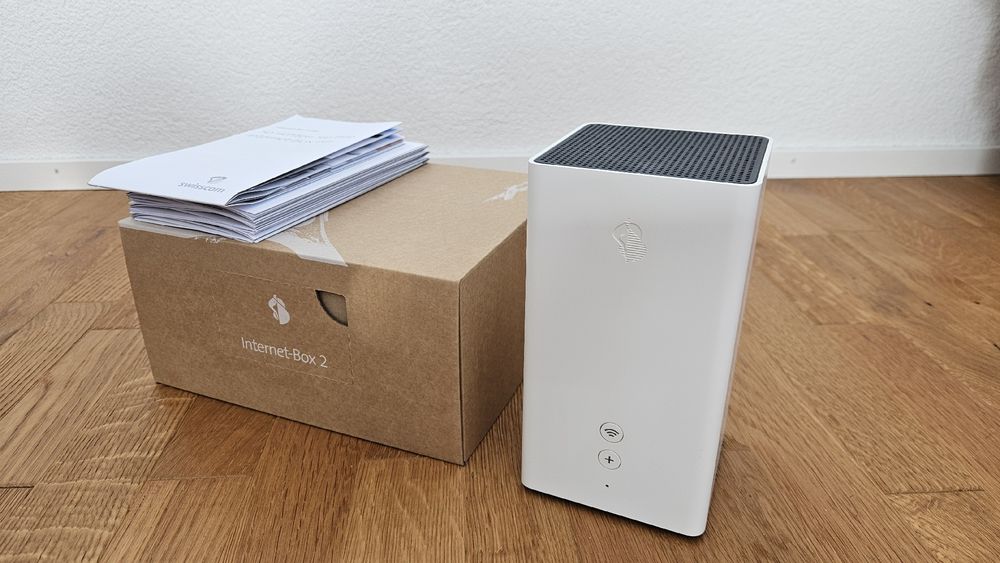 Swisscom Internet-Box 2 Router WLAN Modem Wifi weiss OVP (Gebraucht) in ...