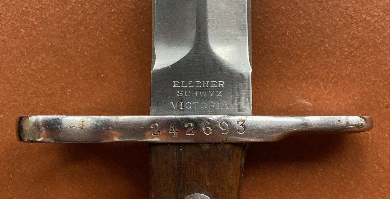 Dolchbajonett, CH-Ord., Mod. 1889/Dagger Bayonet Model 1889 (Gebraucht ...