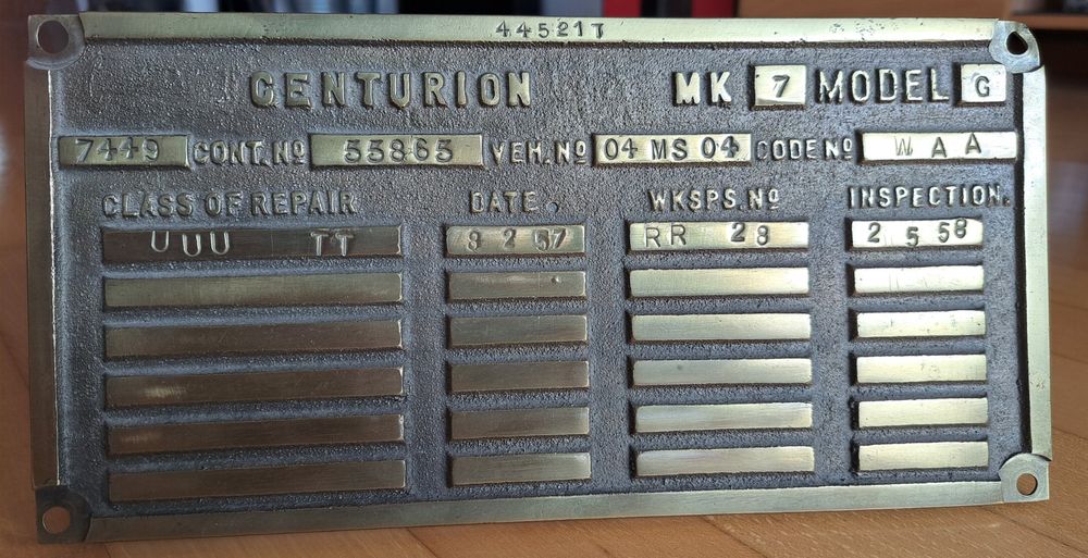 Centurion Typenschild (Gebraucht) in Steffisburg für CHF 100 – mit ...