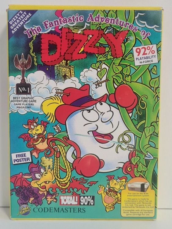 The Fantastic Adventures of Dizzy CIB Nintendo NES & Poster | Kaufen ...
