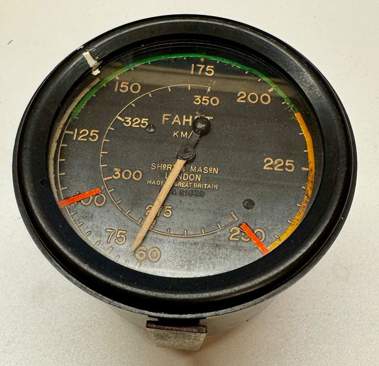 INSTRUMENT FLUGZEUG, ORIGINAL VINTAGE, MESSGERÄT (Gebraucht) in ...