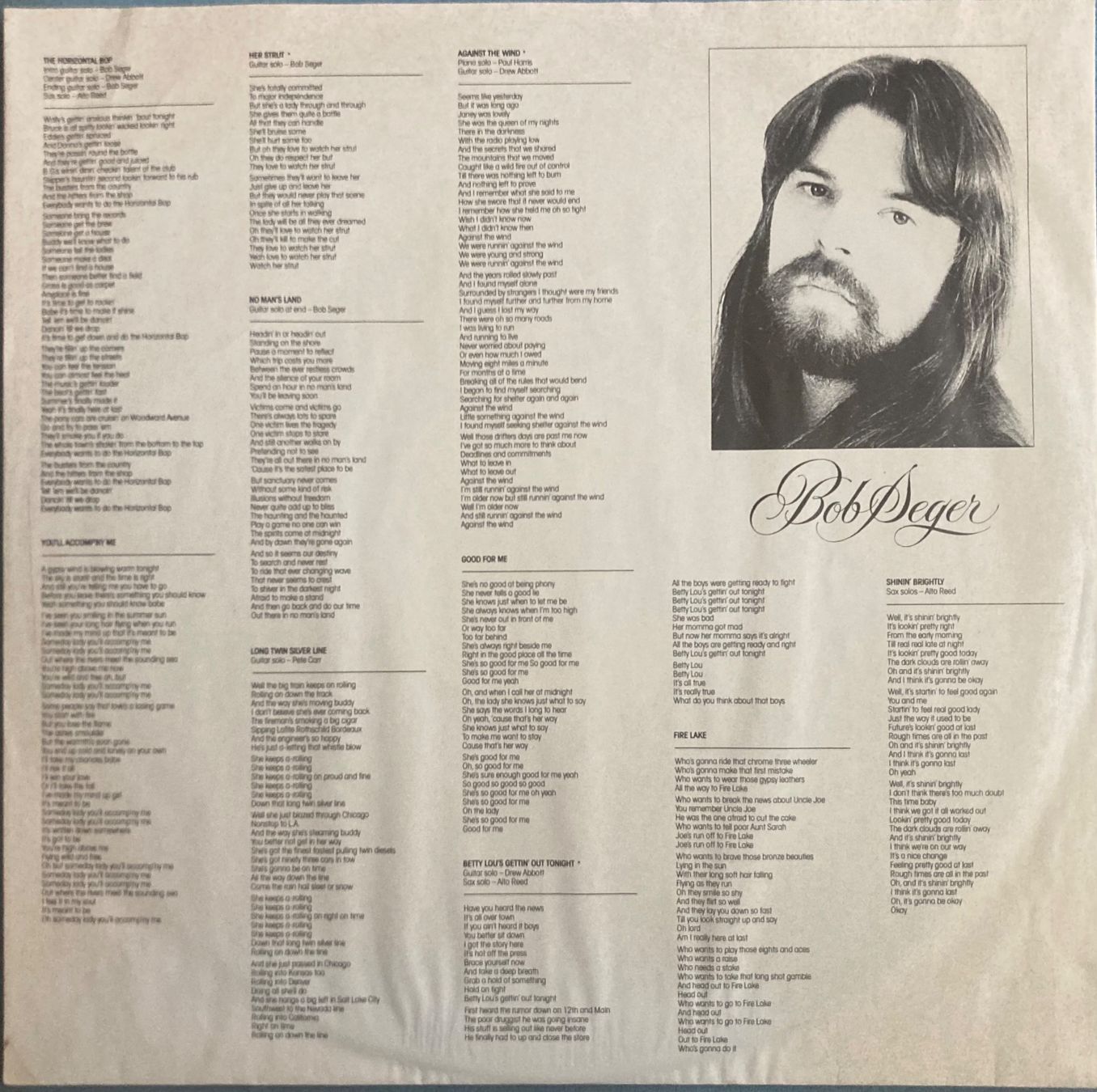 BOB SEGER & THE SILVER BULLET BAND - AGAINST THE WIND (D'occasion) à ...