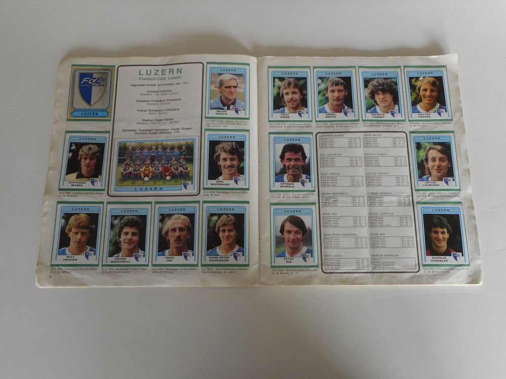 Panini Football Album 83/1983 komplett SFV-ASV (Gebraucht) in Cham für ...