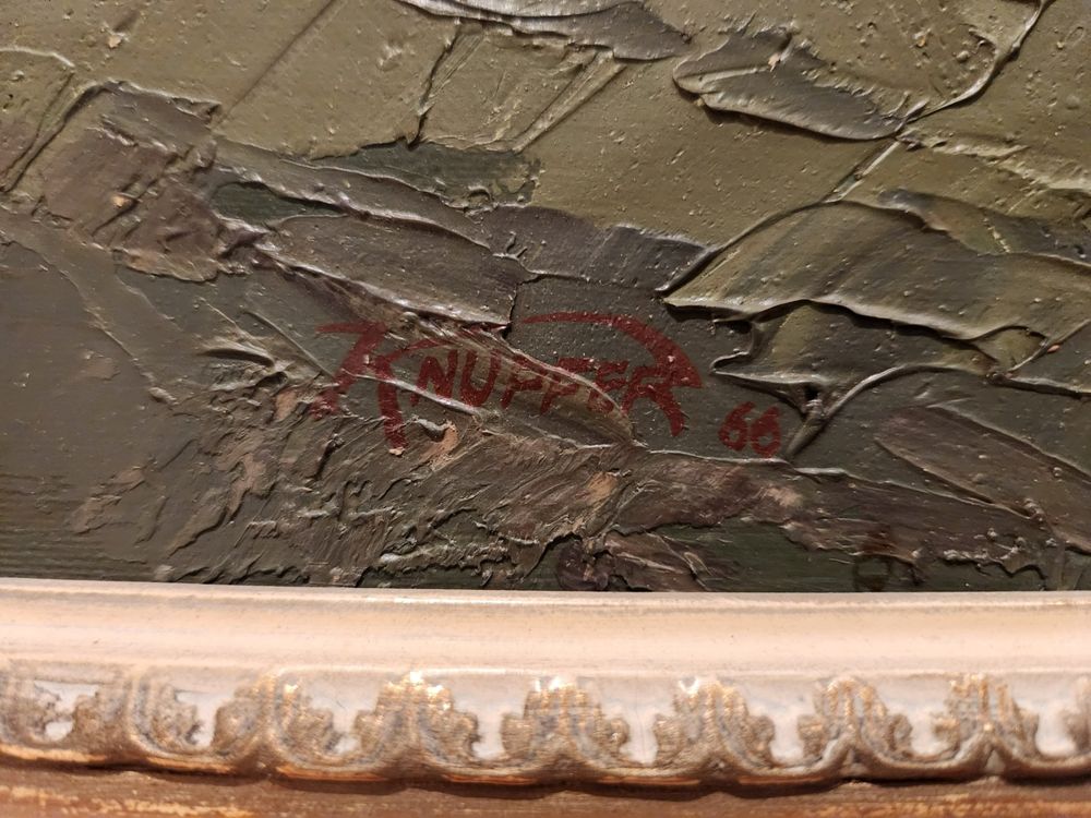 Ölgemälde von Jean-Charles Knupfer, Sion - 1966 | Kaufen auf Ricardo