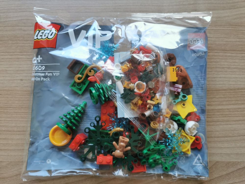 Lego VIP 40609 Christmas Fun VIP Add-On Pack polybag | Kaufen auf Ricardo