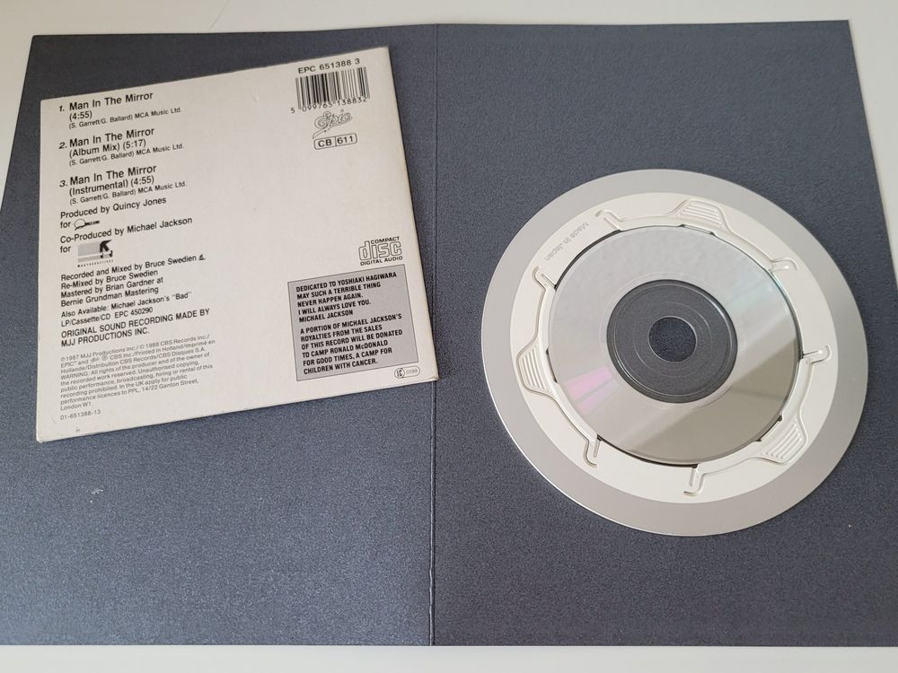 Michael Jackson - Man in the mirror - Mini Single CD (Gebraucht) in ...