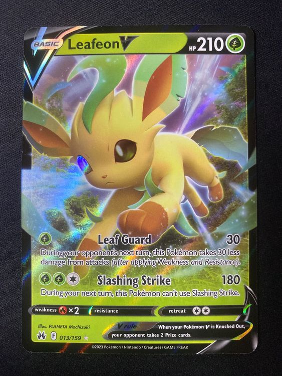 Leafeon V 13 - Folipurba V - Crown Zenith - EN (Neu (gemäss ...