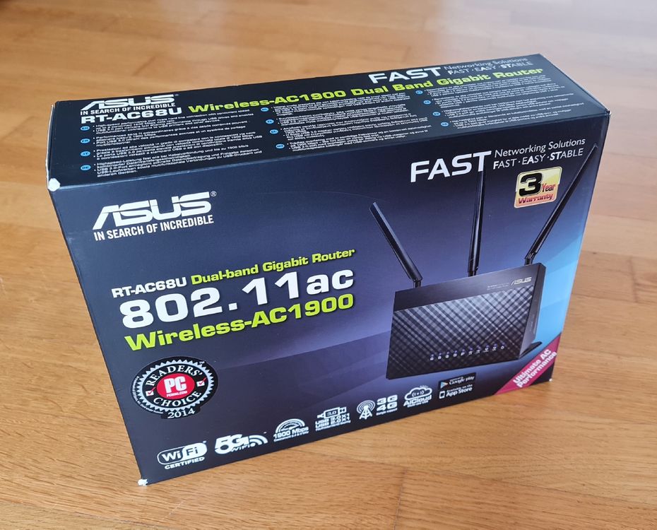 ASUS RT-AC68U AC1900 Dual Band Gigabit WiFi Router (Gebraucht) in Muri ...