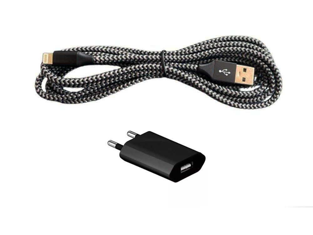 iPhone MFI Lightning to USB-A 2m Kabel & Power Adapter (Neu und ...