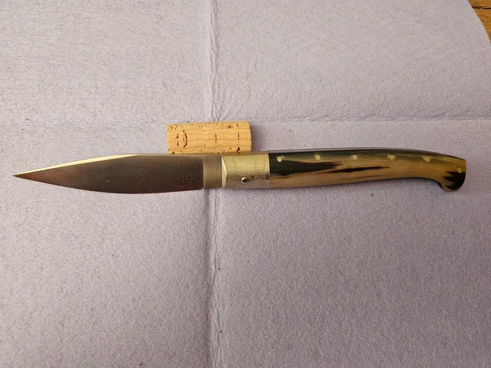 Sistigu Pattada lama 12 cm - manico in corno di muflone (Nuovo e nell ...