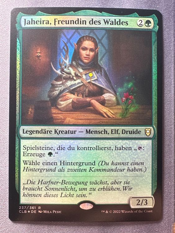 Jaheira, Freundin des Waldes FOIL 237/361 Baldurs Gate (Neu (gemäss ...