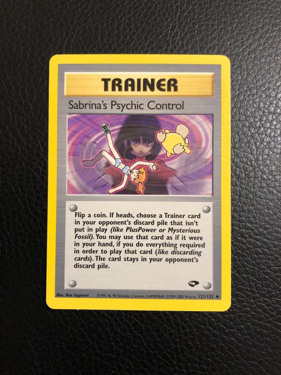 Gym Challenge Sabrina’s Psychic Control 121/132 Ab 1 (Gebraucht) in ...