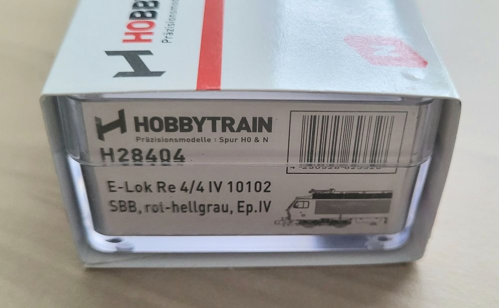 Hobbytrain H28404 SBB CFF FFS Re 4/4 IV 10102 analog Spur N (Neu und originalverpackt) in ...