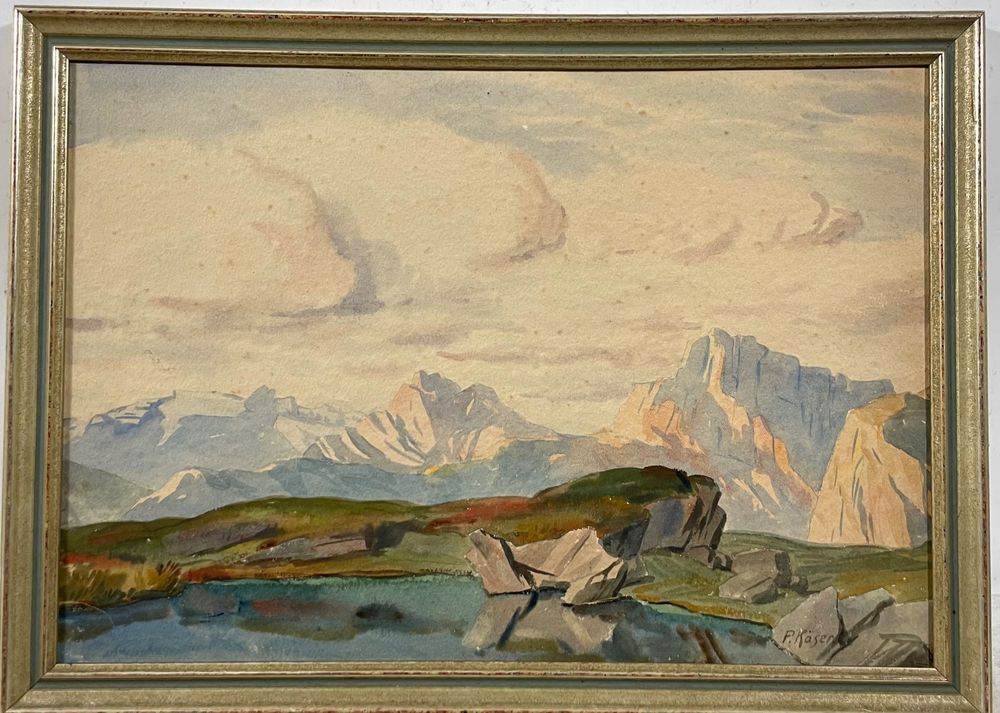 Paul Käser (1888-1952) Aquarell (Gebraucht) in Root für CHF 10 – mit ...