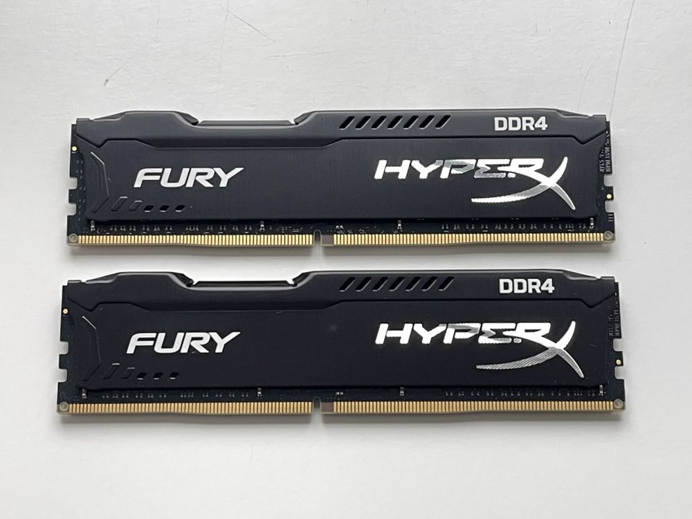 HyperX FURY Memory Black - 16GB Kit (2x8GB) - DDR4 2666MT/s (Gebraucht ...