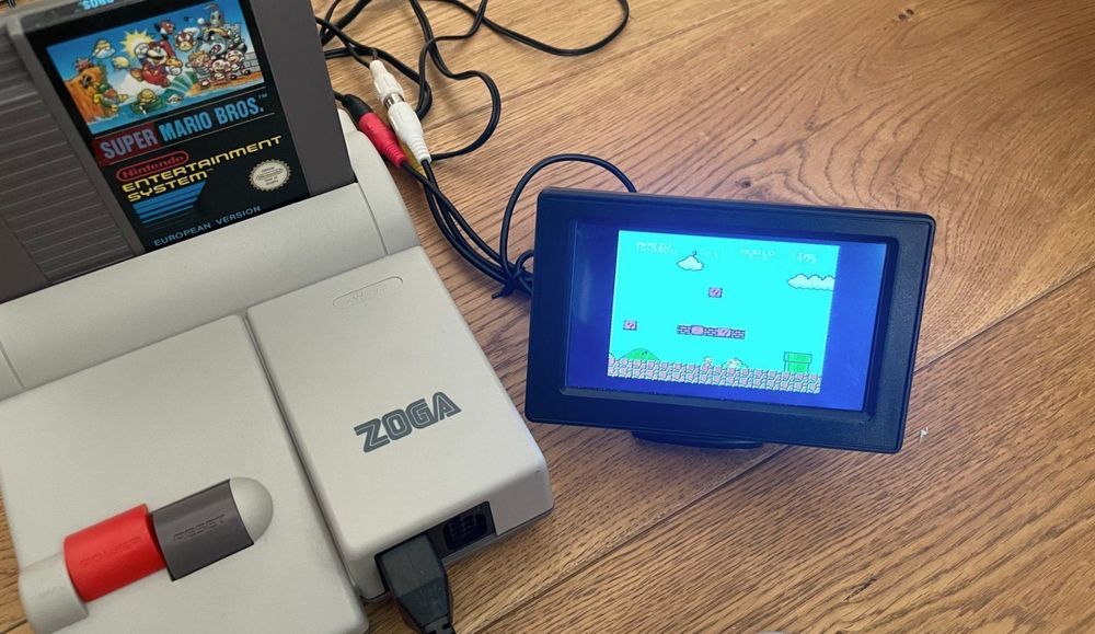 NES Clone Console with dog bone like Controller | Kaufen auf Ricardo