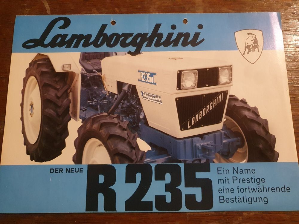Lamborghini R 235 R 235 DT Prospekt ZZ (Gebraucht) in Flawil für CHF 18 ...