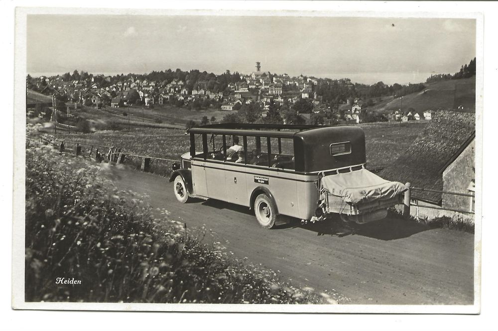 Heiden (AR) Postauto - Kurs St. Gallen - Rehetobel - um 1940 (Gebraucht) in Engelburg für CHF 12 ...
