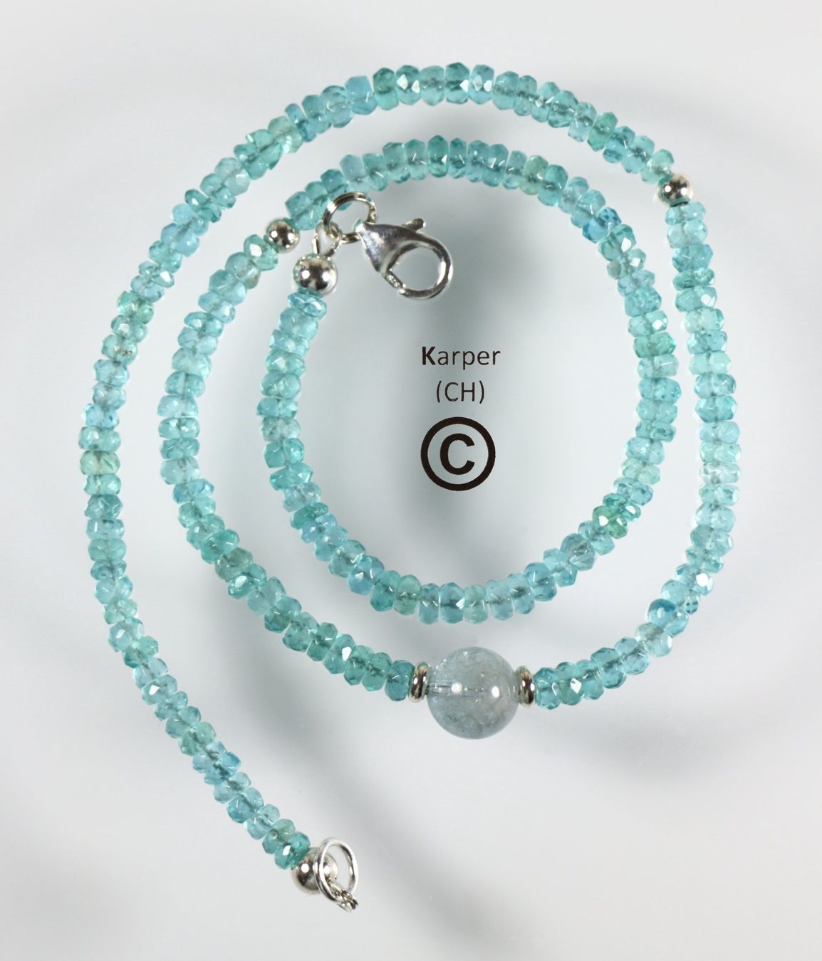 Apatit und Aquamarin / Apatite et Aigue marine, S 925 (Neu und ...