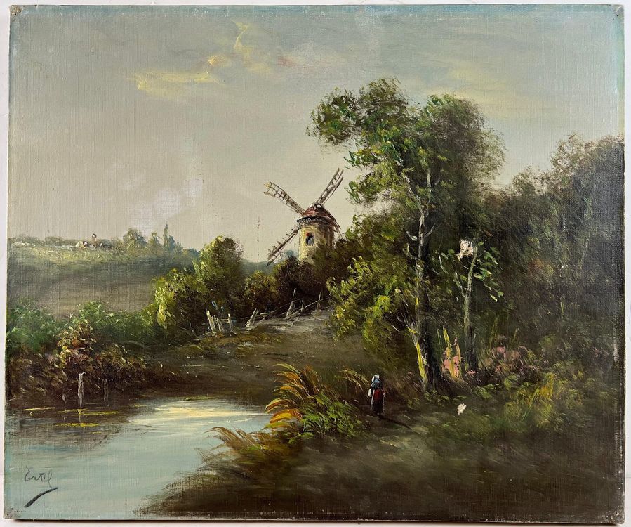 Alte Holländische Schule Gemälde Signiert | Acheter sur Ricardo