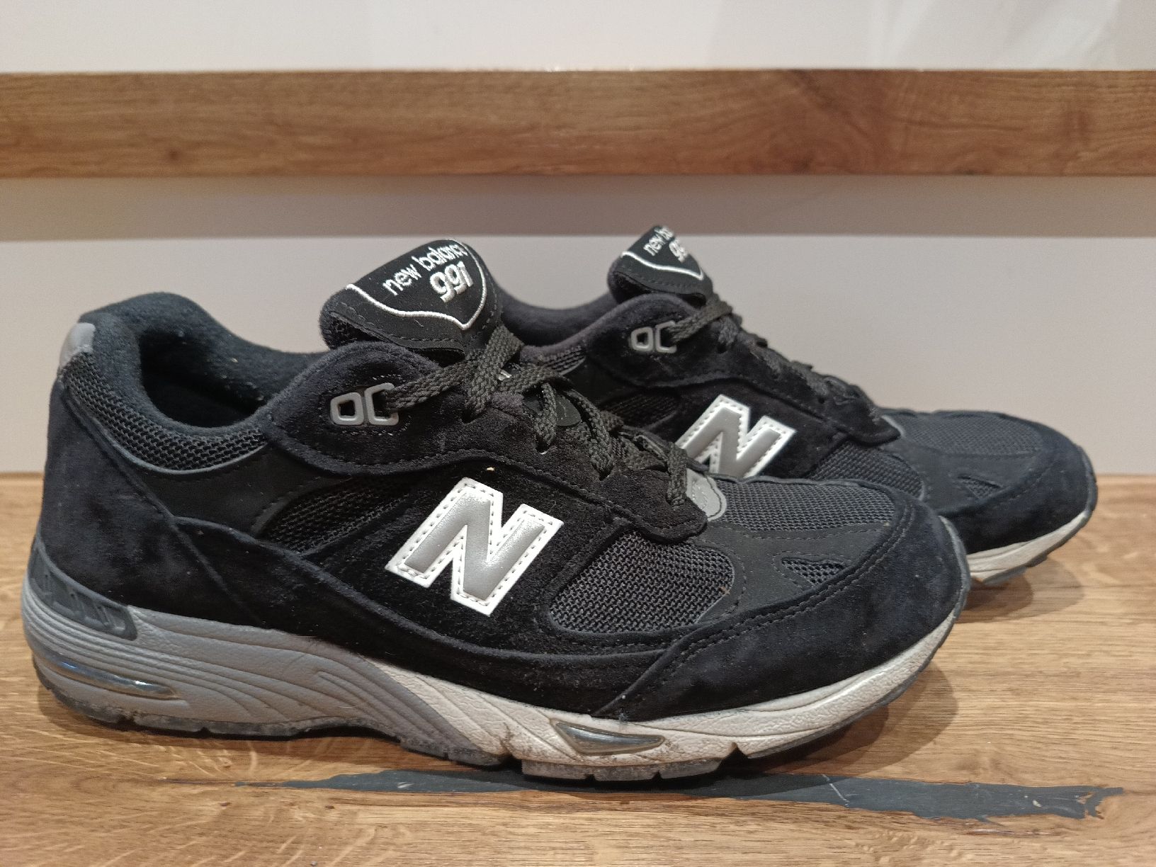New Balance 991, Schwarz, Made in England, Grösse 39 (Gebraucht) in ...