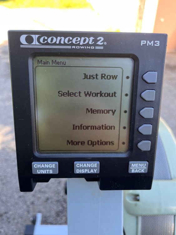 Concept2 Model D Rudergerät mit PM3 Monitor zu verkaufen (Gebraucht) in ...