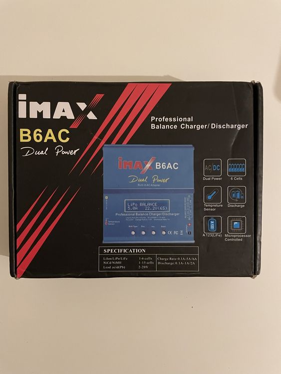 IMAX B6AC Dual Power Charger/Discharger (Neu und originalverpackt) in ...