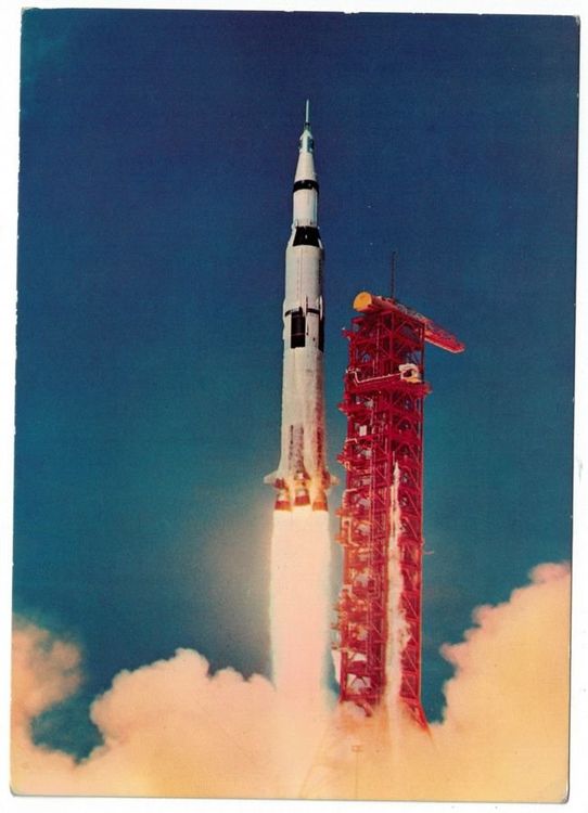 Start Saturn-V-Rakete, erste Mondlandung, gelaufen 1982 (Gebraucht) in ...